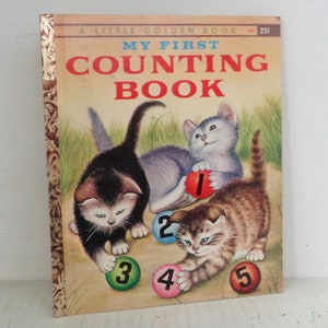 My First Counting Book Little Golden Book 25c #434 1957 "a" Edition ...