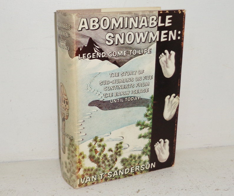 Abominable Snowmen Legend Come to Life 1961 Hard Cover Book - Etsy
