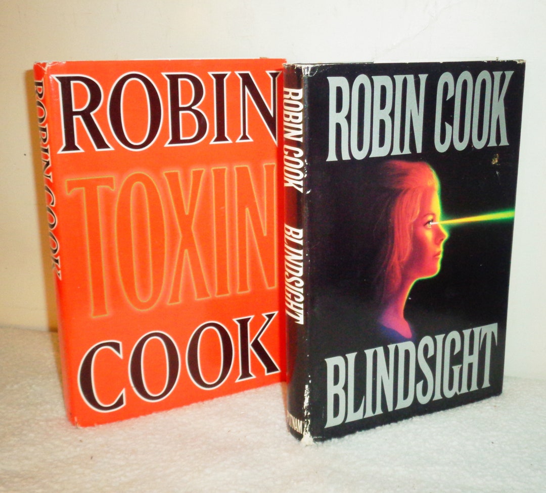 Blindsight & Toxin HC Books With Dust Jackets by Robin Cook - Etsy