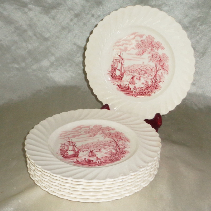 Staffordshire Side Plates - Etsy