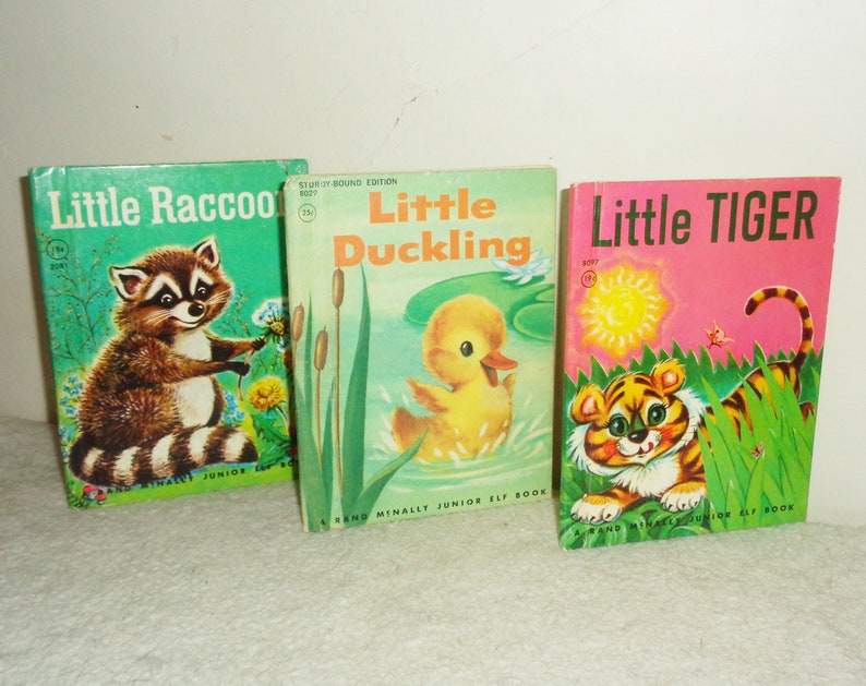 Rand Mcnally Junior Elf Books 19c/25c Cp Set of 3 Vintage - Little ...