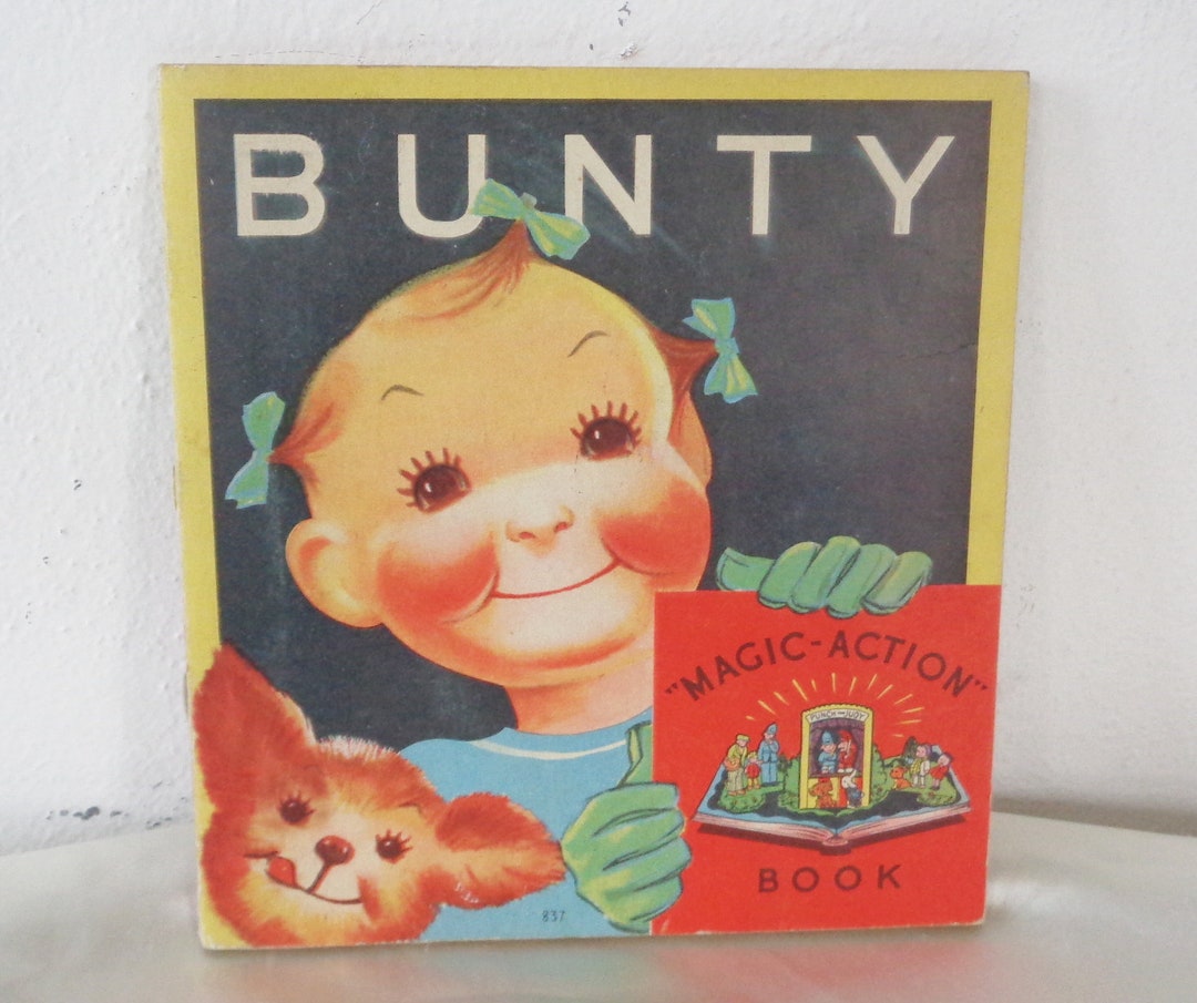 Bunty Magic Action Pop up Book 1935 Whitman Publishing Hard Softcover ...