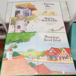 3 Honey Bear Books Happy Ending HC Books by Jane Carruth ~ Flyaway Kite ...