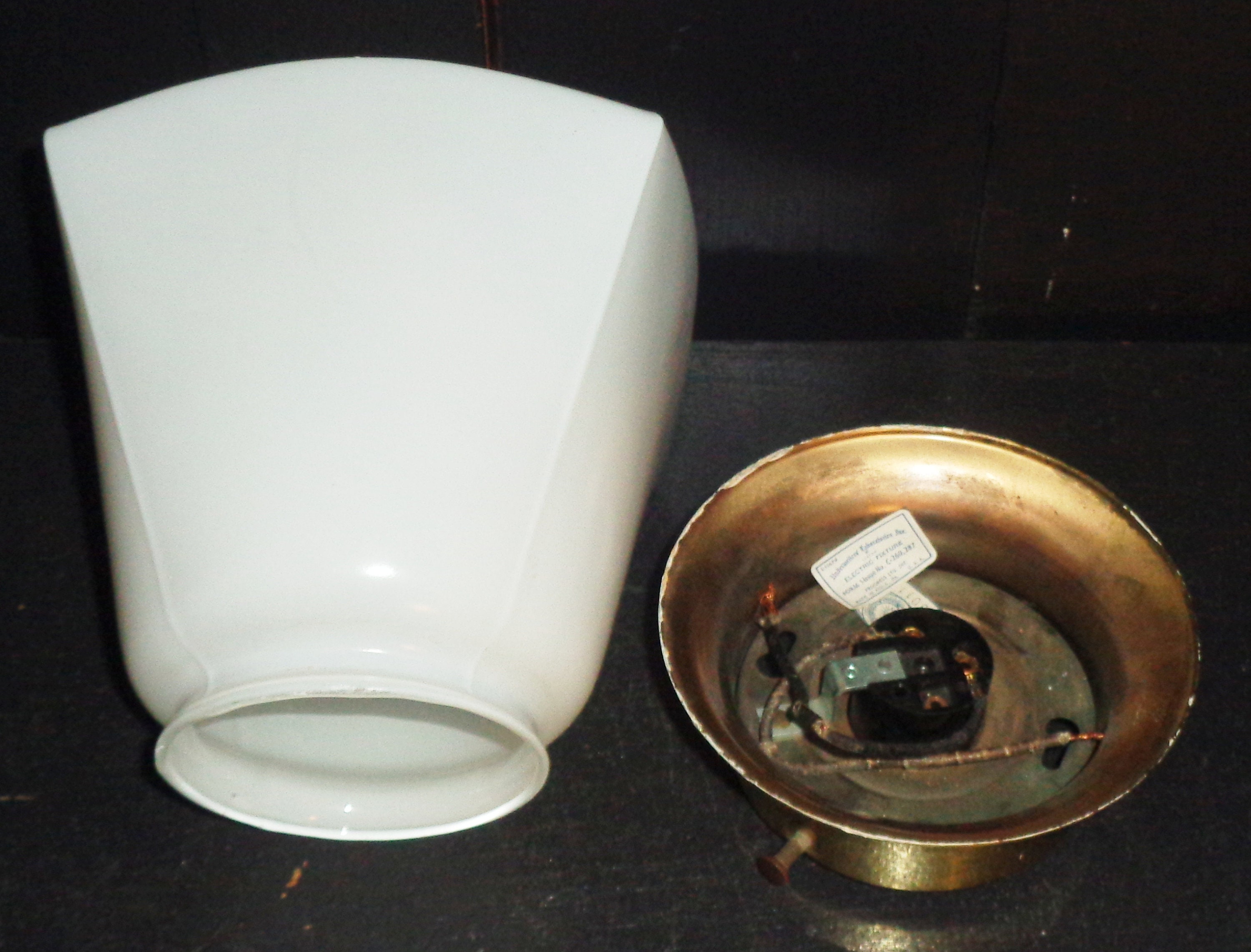 Progress Lighting Light Fixture Square Graduated White & Clear ...