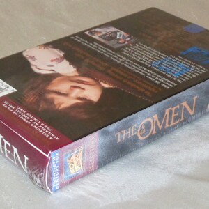 FACTORY SEALED the Omen VHS 20th Century Fox Watermarked Gregory Peck ...