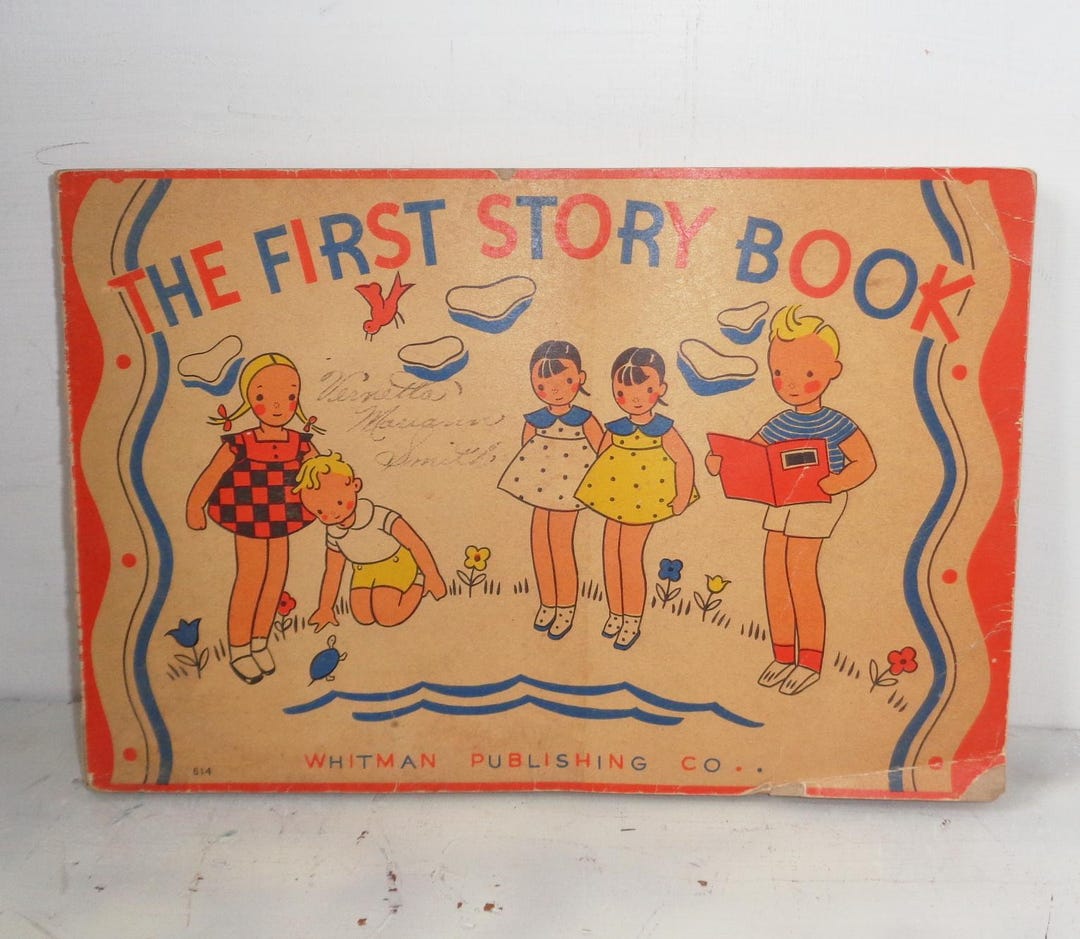 Antique 1920s the First Story Book Whitman Publishing Co - Etsy
