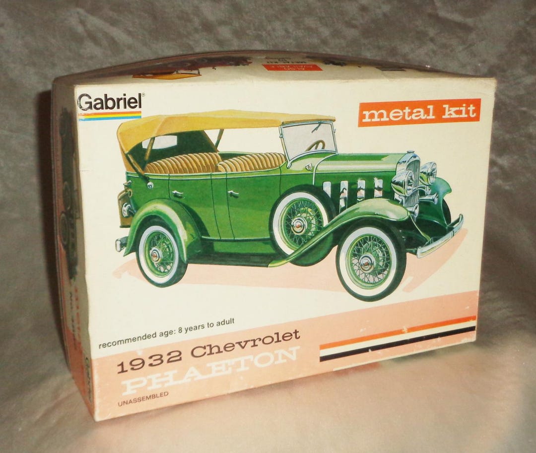 1975 Gabriel No 4865 1932 Chevrolet Phaeton Metal Model Kit, Open but ...