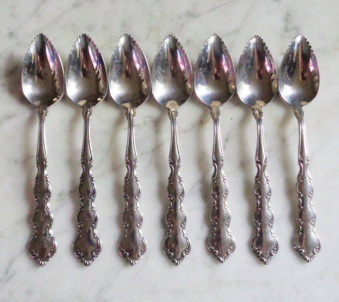 Oneida Deluxe Stainless Mozart 6 Inch Set of 7 Grapefruit Spoons - Etsy