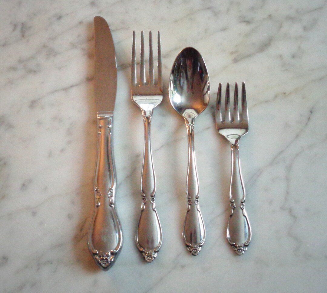 4pc Oneida Community Stainless Chatelaine Pattern Child Flatware Set - Etsy