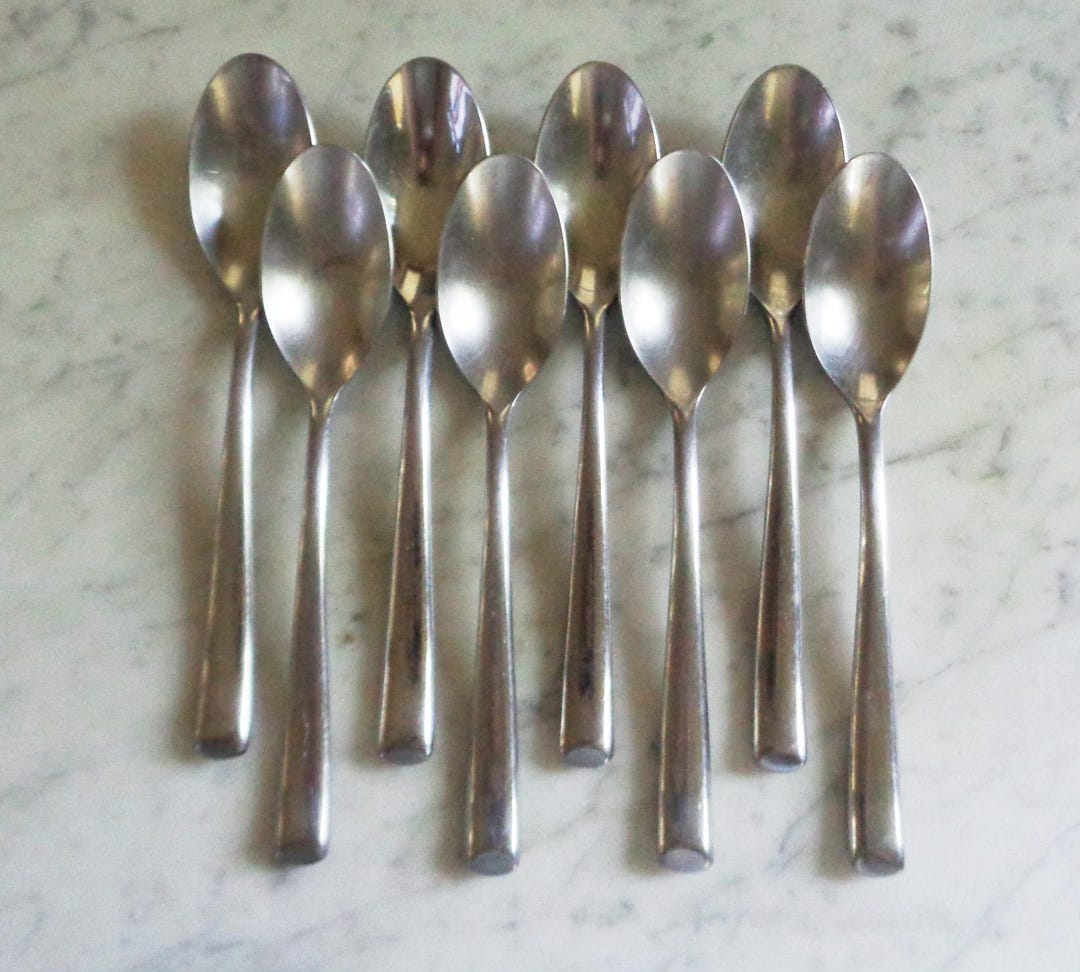 Addison Mikasa Forged Stainless Steel Vietnam 8 1/8in Set of 8 Table ...