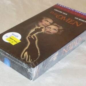 FACTORY SEALED the Omen VHS 20th Century Fox Watermarked Gregory Peck ...