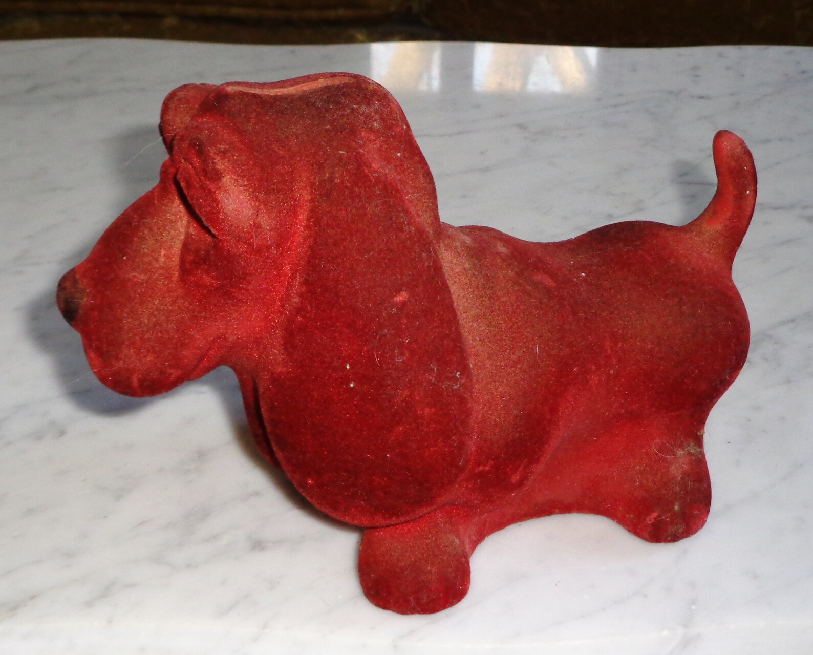 Piggy Bank Felt Basset Hound Dog From 1950s by Royalty Designs Inc - Etsy