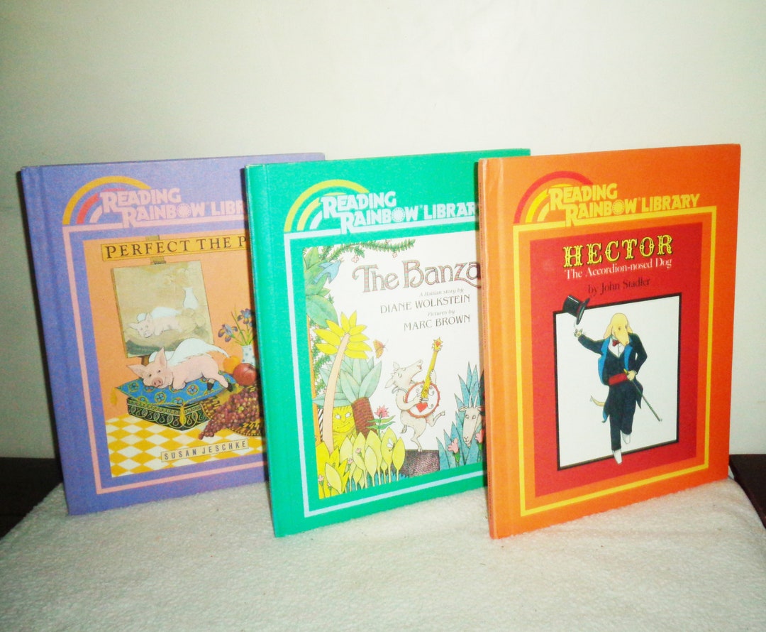 Reading Rainbow Library Perfect the Pig the Banza & Hector - Etsy