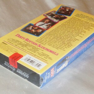 FACTORY SEALED Dirty Rotten Scoundrels VHS Orion Watermarked Steve ...