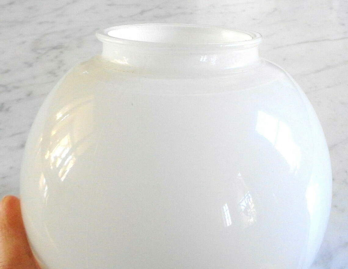 Lightolier Shiny WHITE Replacement Glass Ball Orb Globe - Etsy