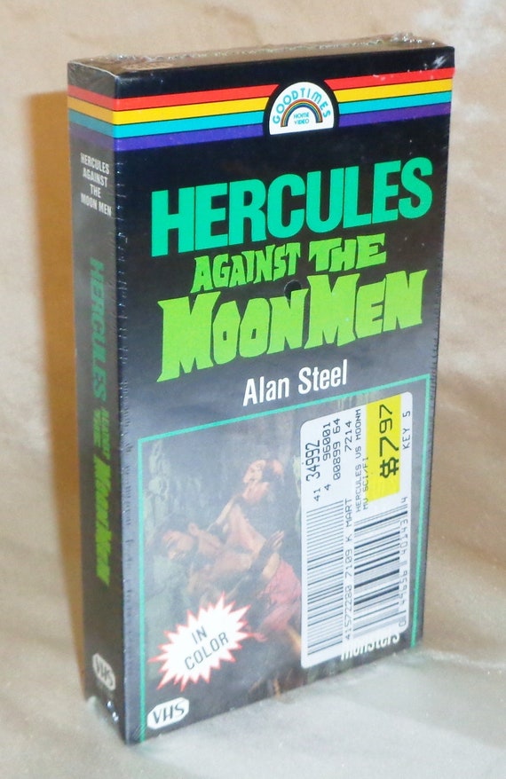 FACTORY SEALED Hercules Against the Moon Men VHS Goodtimes - Etsy