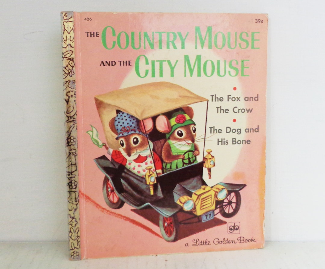 The Country Mouse and the City Mouse Little Golden Book 39c #426 1972 ...