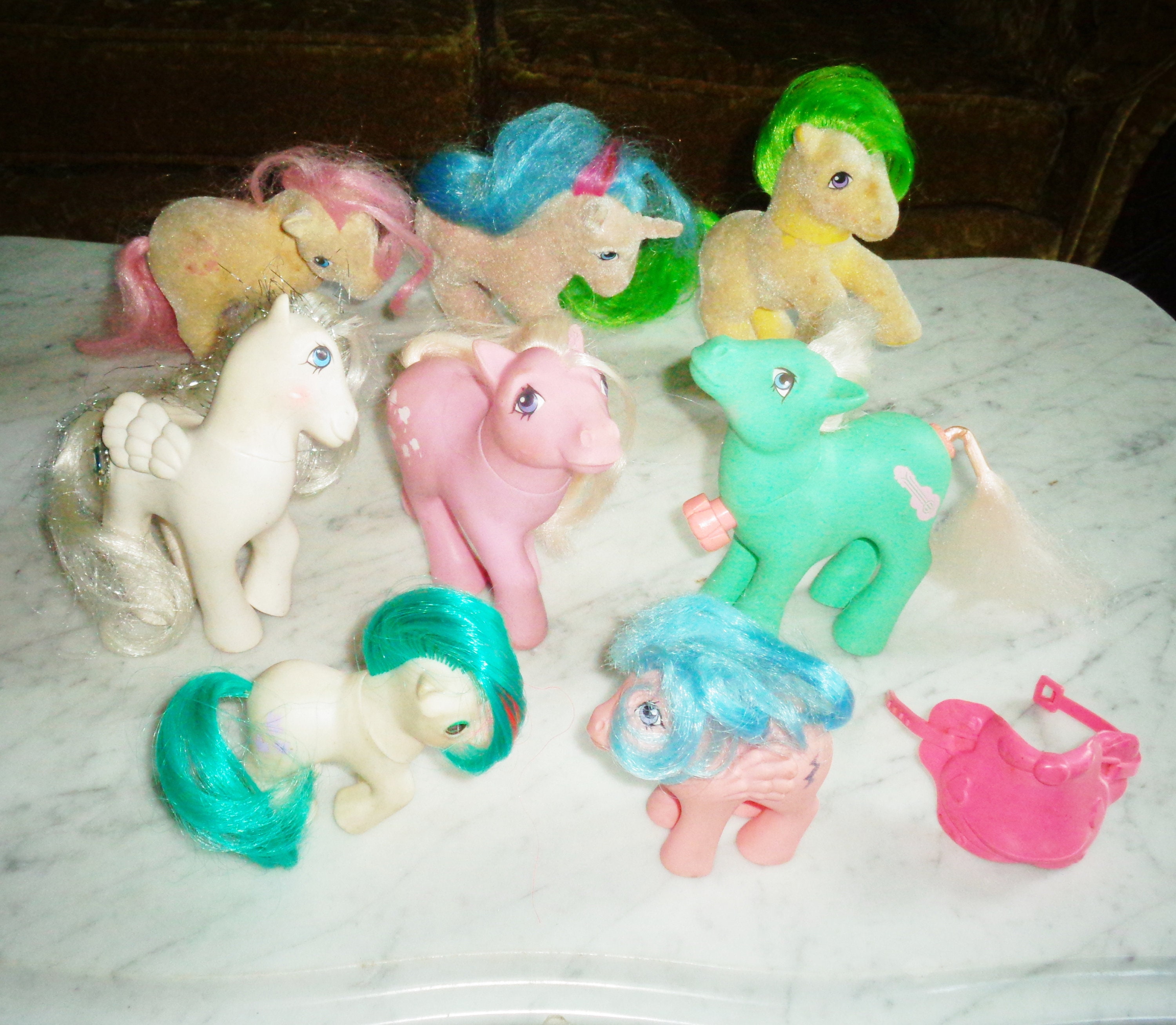 Vintage 1980s My Little Pony Figures fuzzy Magic Star Buttons - Etsy UK