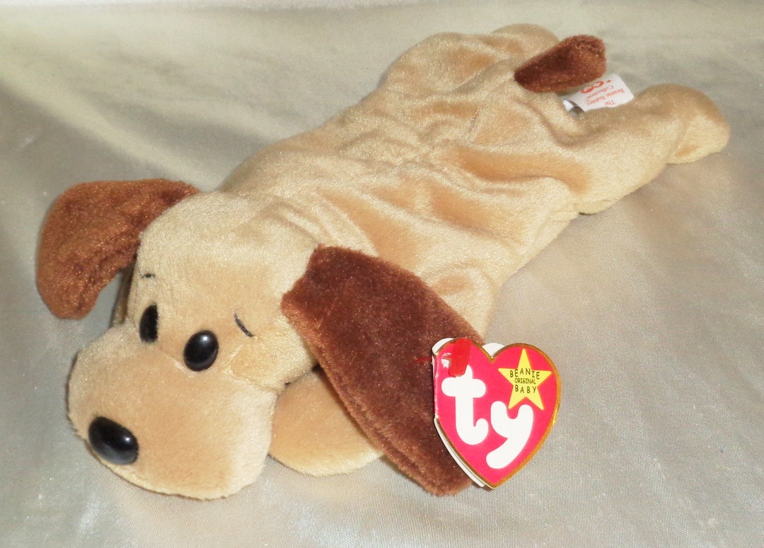Ty Beanie Babies Baby 1993 Bones Dog Bday January 18, 1994 W Error Tags ...