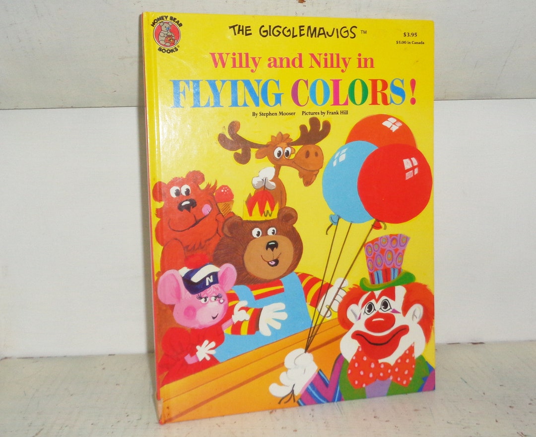 1989 the Gigglemajigs Willy and Nilly in Flying Colors Oversized HC ...