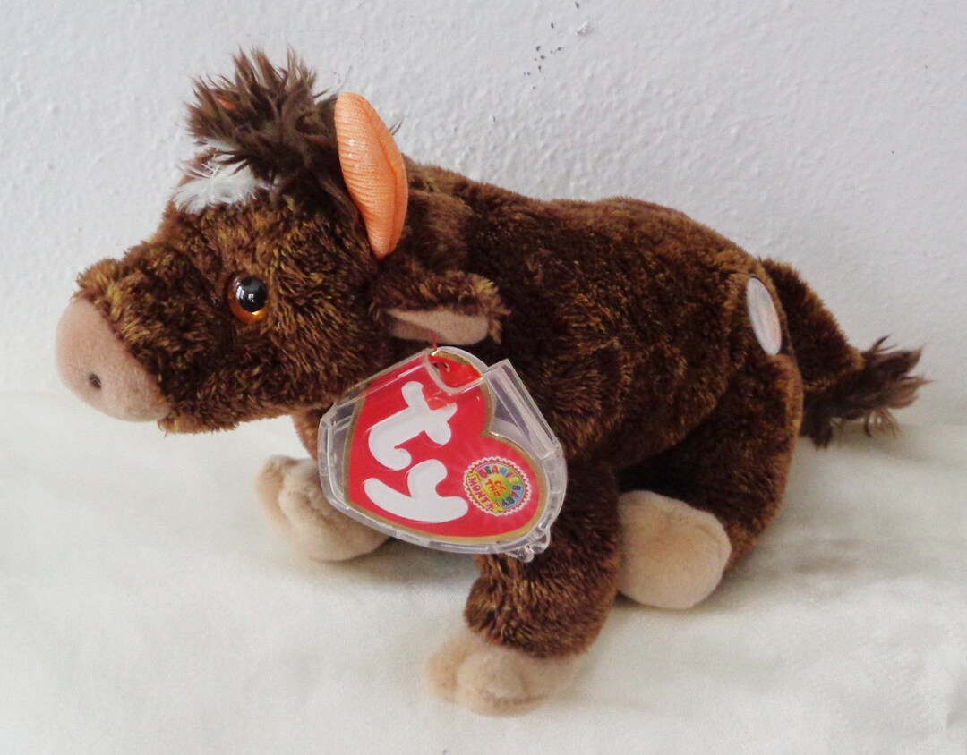 2003 Ty Beanie Babies Jersey Cow Birthday January 2004 W Error Tags PE ...