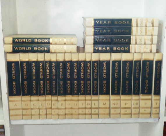 World Book Encyclopedia Book Set Complete 20 Volume 1965 Green - Etsy