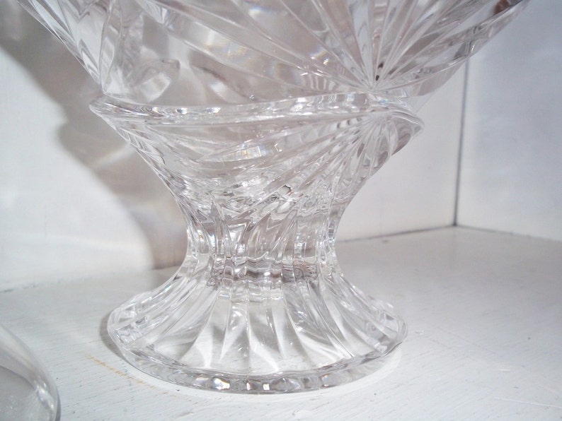 Beautiful Lead Crystal Covered Compote Starburst Pattern Not - Etsy
