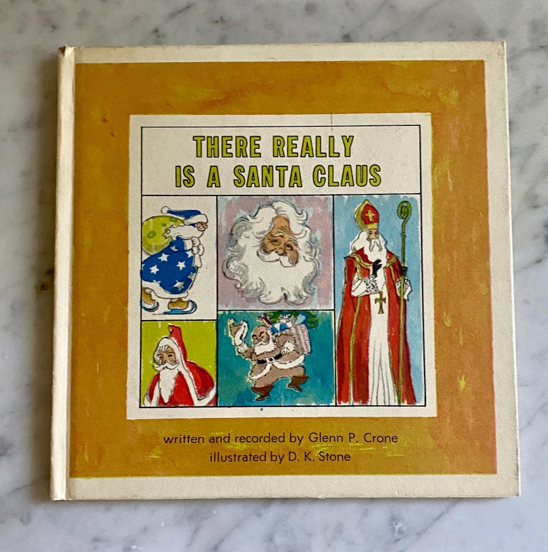 Vintage HC "there Really is A Santa Claus" Kids Book 1968 - Etsy