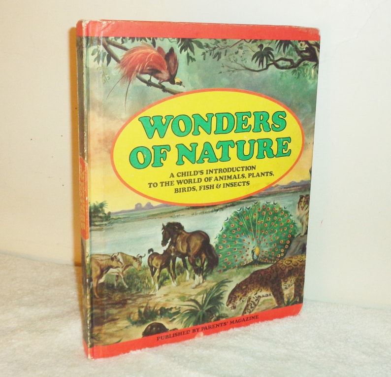 1974 Wonders of Nature Hard Cover Book Parents Magazine~ Fully ...