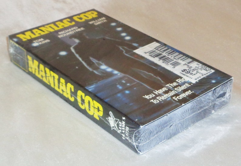 FACTORY SEALED Maniac Cop VHS 1990 Tom Atkins - Etsy