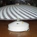Atomic Burst Light Fixture Cover on 2 Bulb Electric Ceiling Plate ...