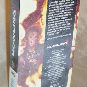FACTORY SEALED Howling IV Vhs Original Nightmare - Etsy