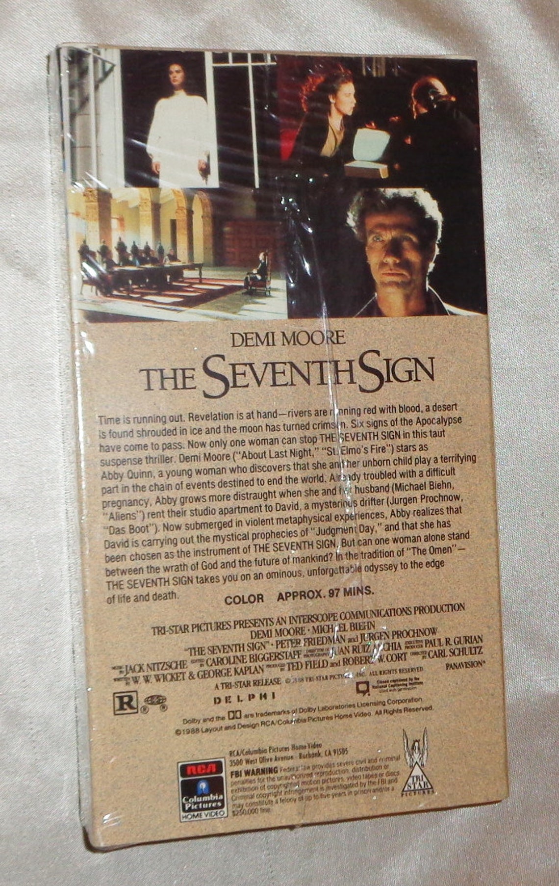 FACTORY SEALED the Seventh Sign Tristar RCA Columbia Watermarked Demi ...