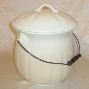 19th Century Antique Ironstone Master Waste Container Chamber Slop Pot ...
