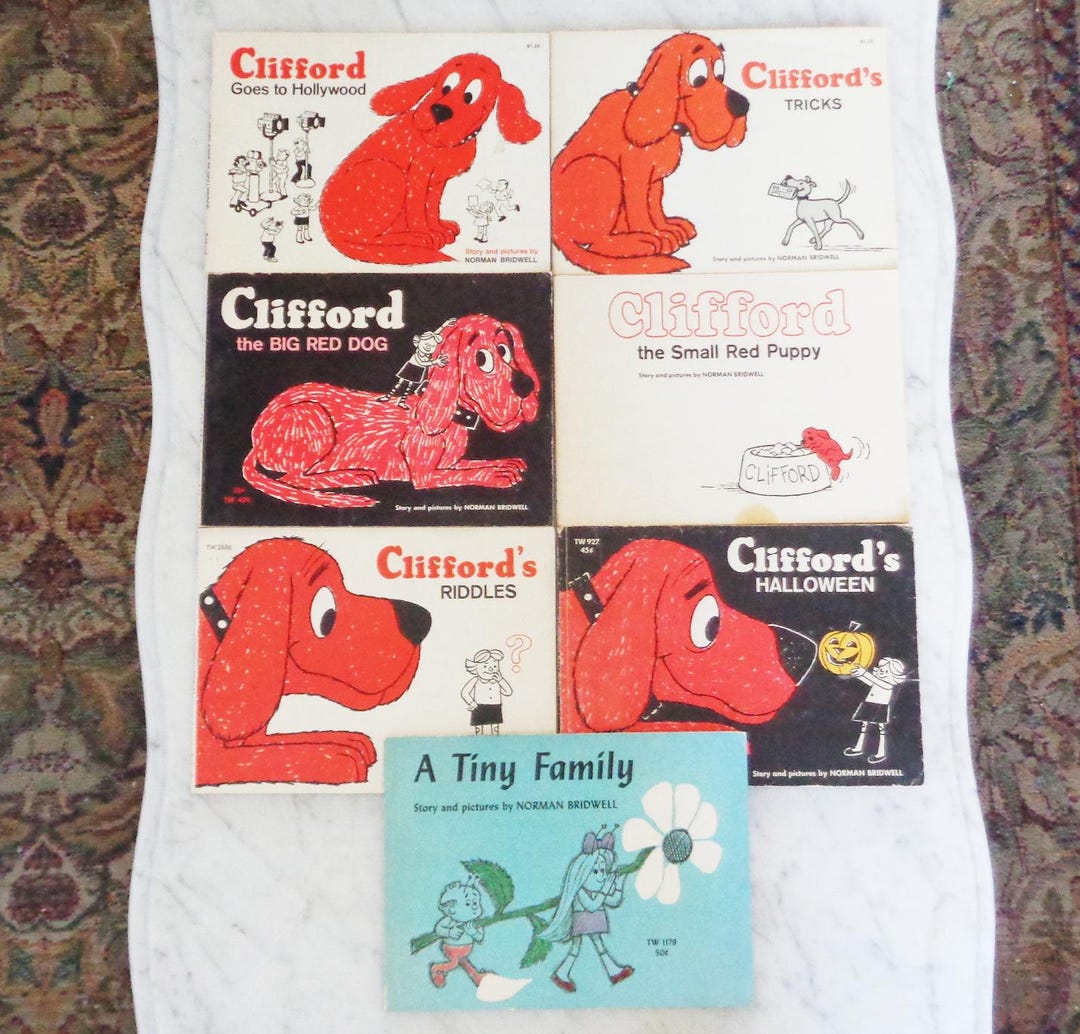 Clifford the Big Red Dog Norman Bridwell SC Scholastic Books 1969-1980 ...