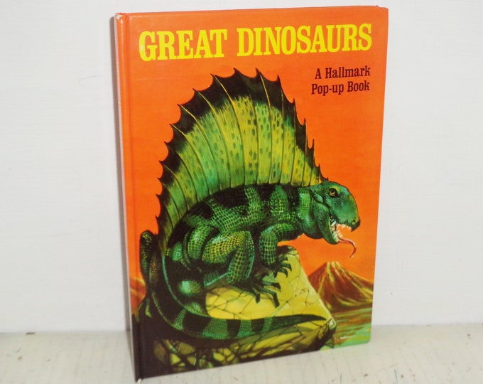 Great Dinosaurs Hallmark Pop up Book, RARE 1970s HC Book - Etsy