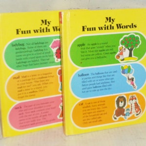 My Fun With Words Dictionary 2 Volume 1974 Hardcover Book Set by James ...