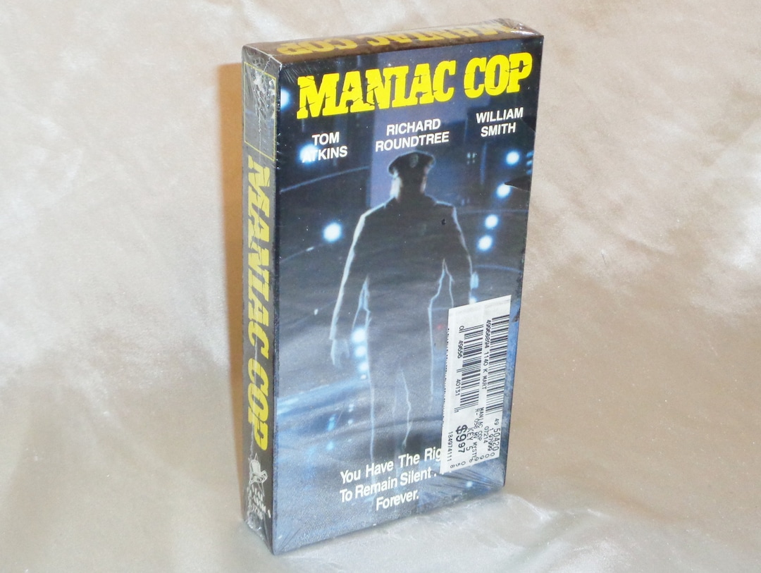 FACTORY SEALED Maniac Cop VHS 1990 Tom Atkins - Etsy