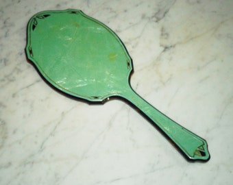 Green Hand Mirror - Etsy