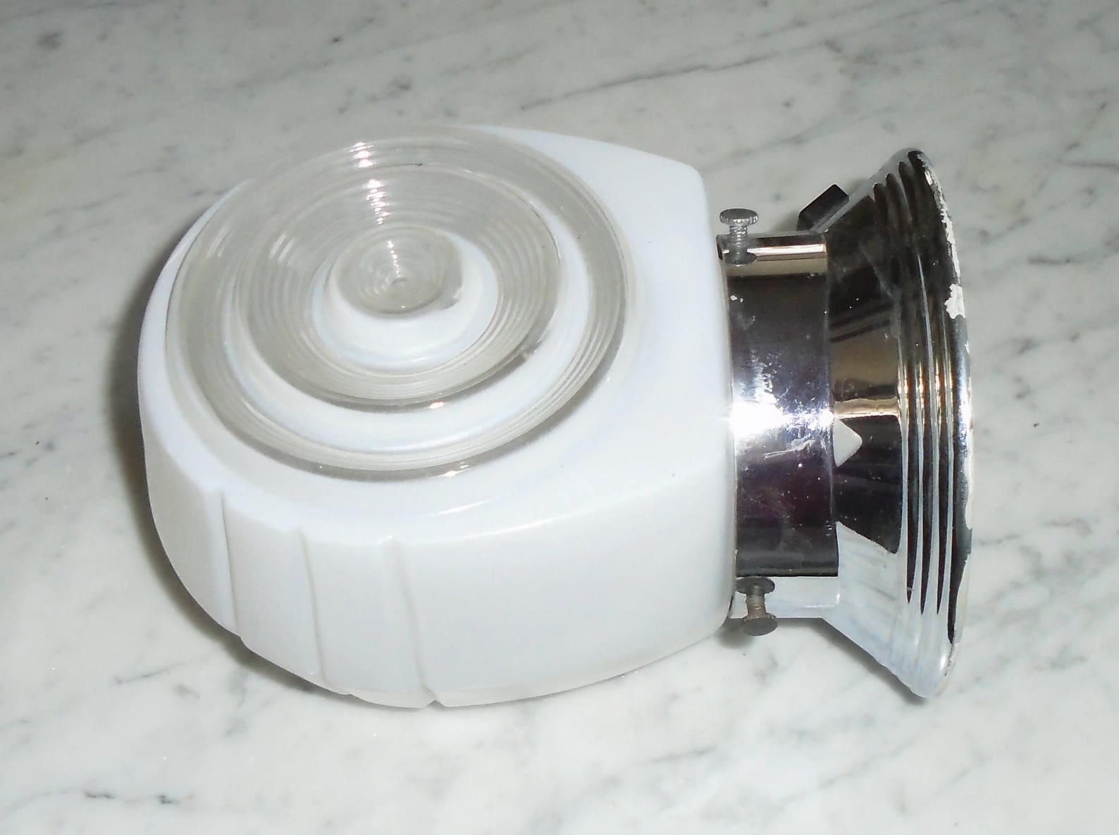 Electroline Chrome Ceiling Light Fixture or Wall Sconce W Bullseye ...