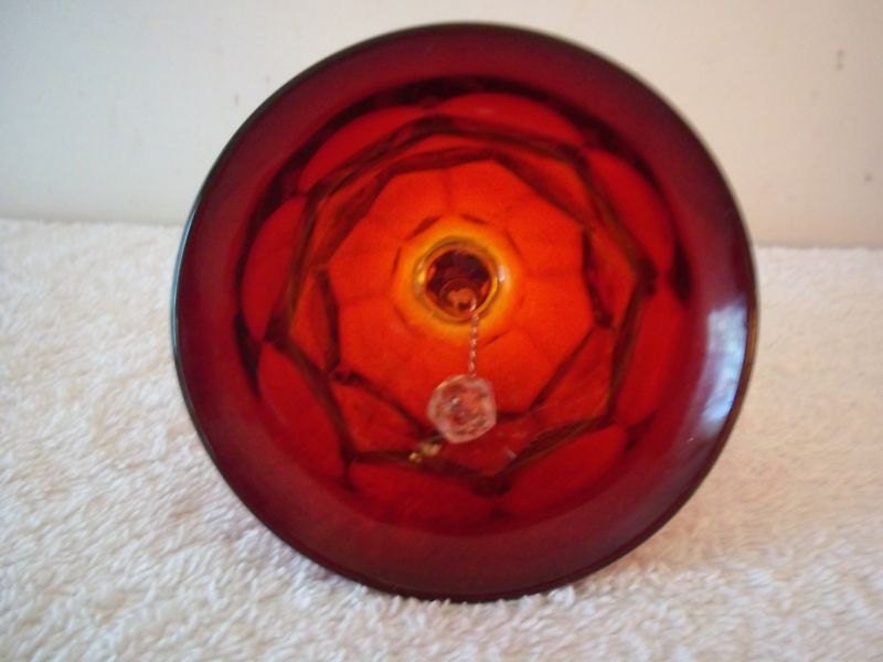 Viking Georgian Ruby Red Dinner Bell, Vintage Glassware - Etsy