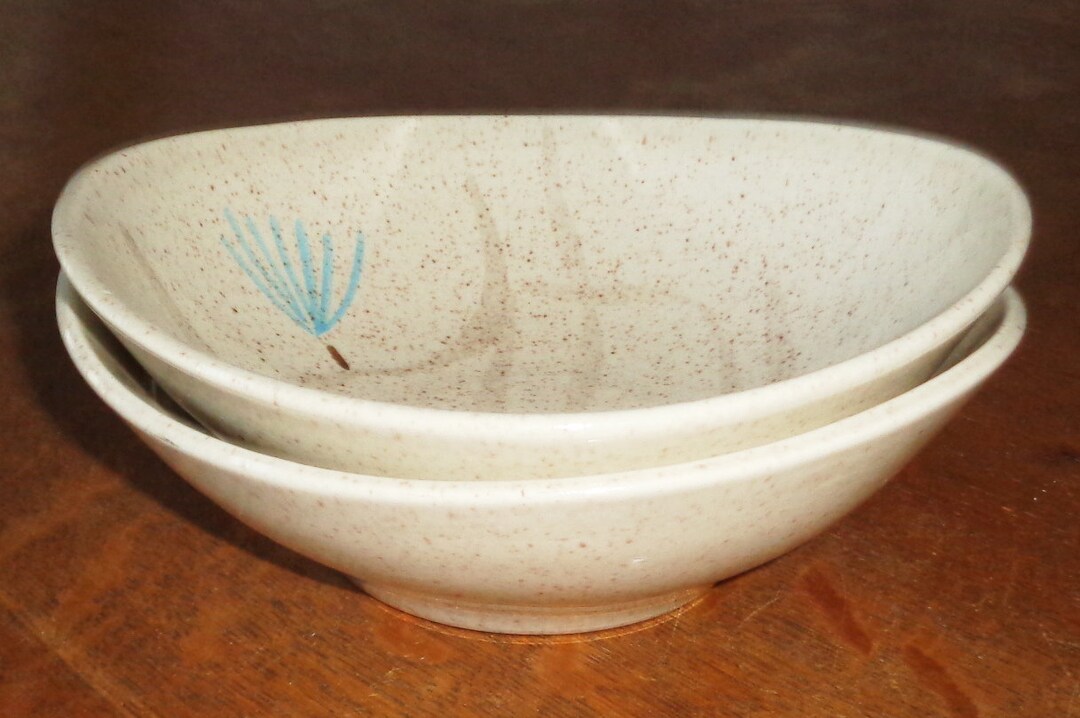 Red Wing Bob White Quail Bird Cereal Bowls Set of 2, Vintage 6 1/2 Inch ...