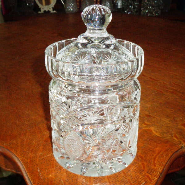 Crystal Crystal Canister - Etsy
