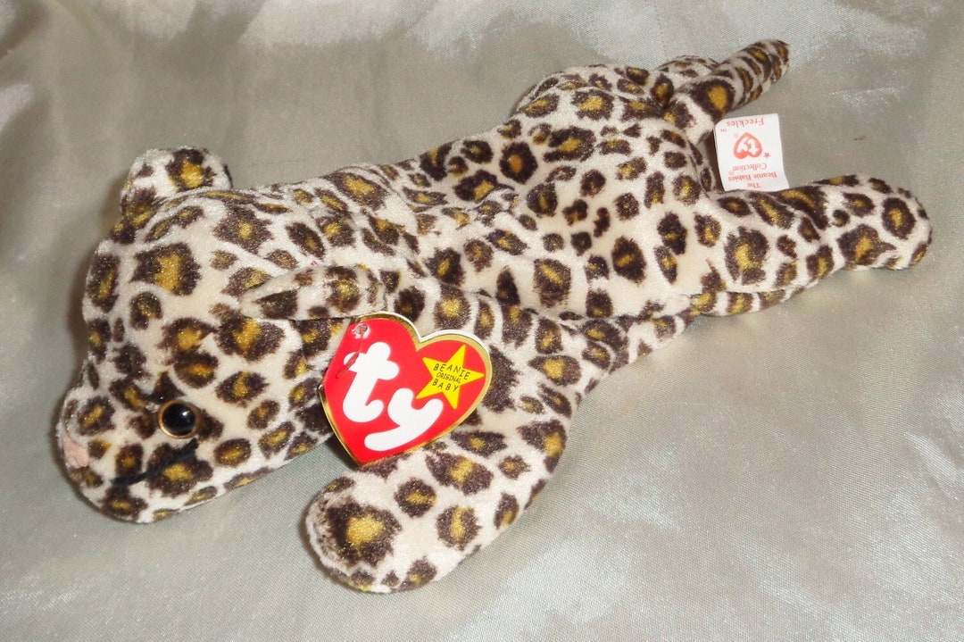 Ty Beanie Babies Baby 1996 Freckles Cheetah June 3 1996 W Error Tags ...
