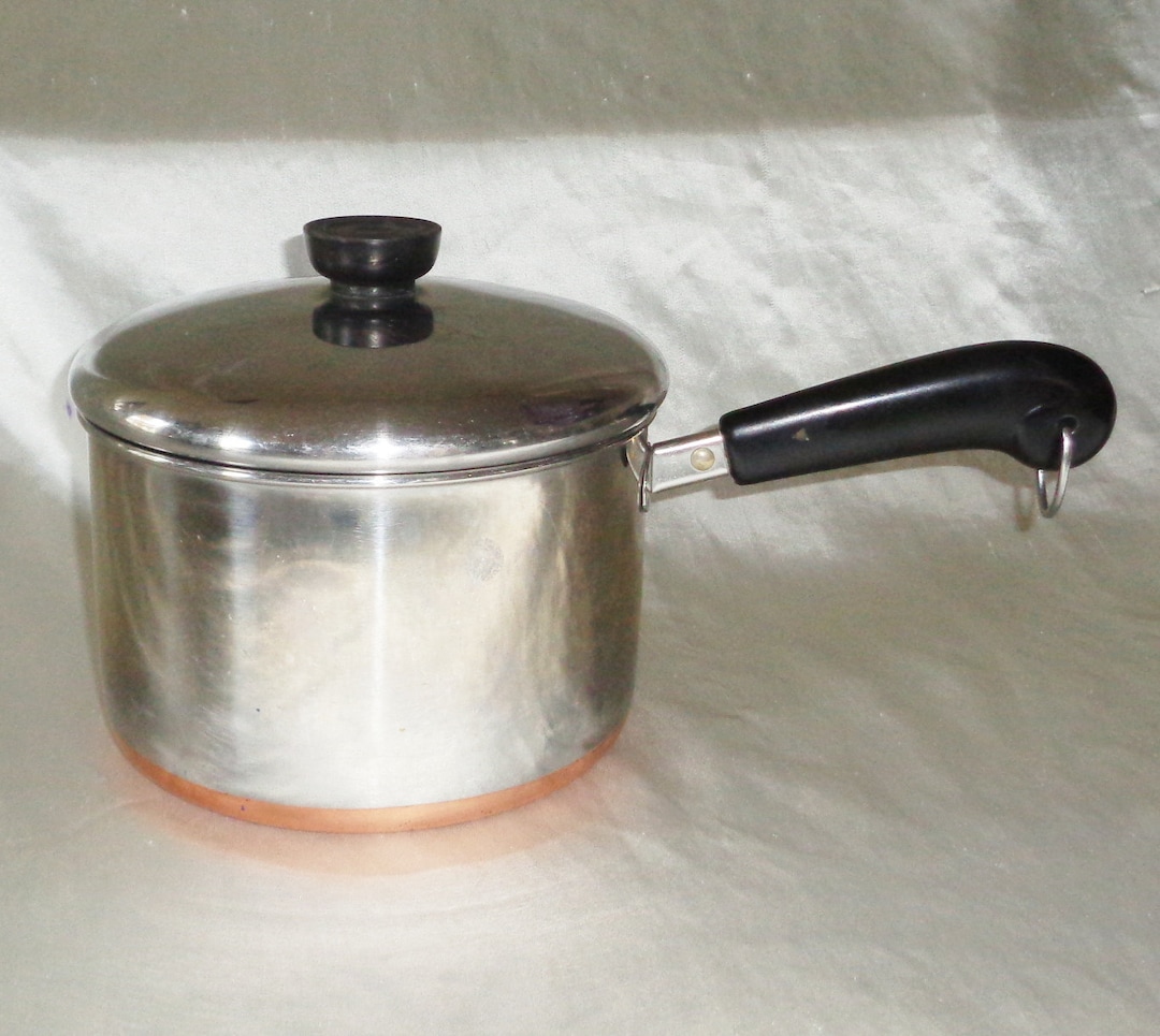 Revere Ware Copper Bottom 3 Qt Sauce Pan Pot With Lid, Vintage - Etsy