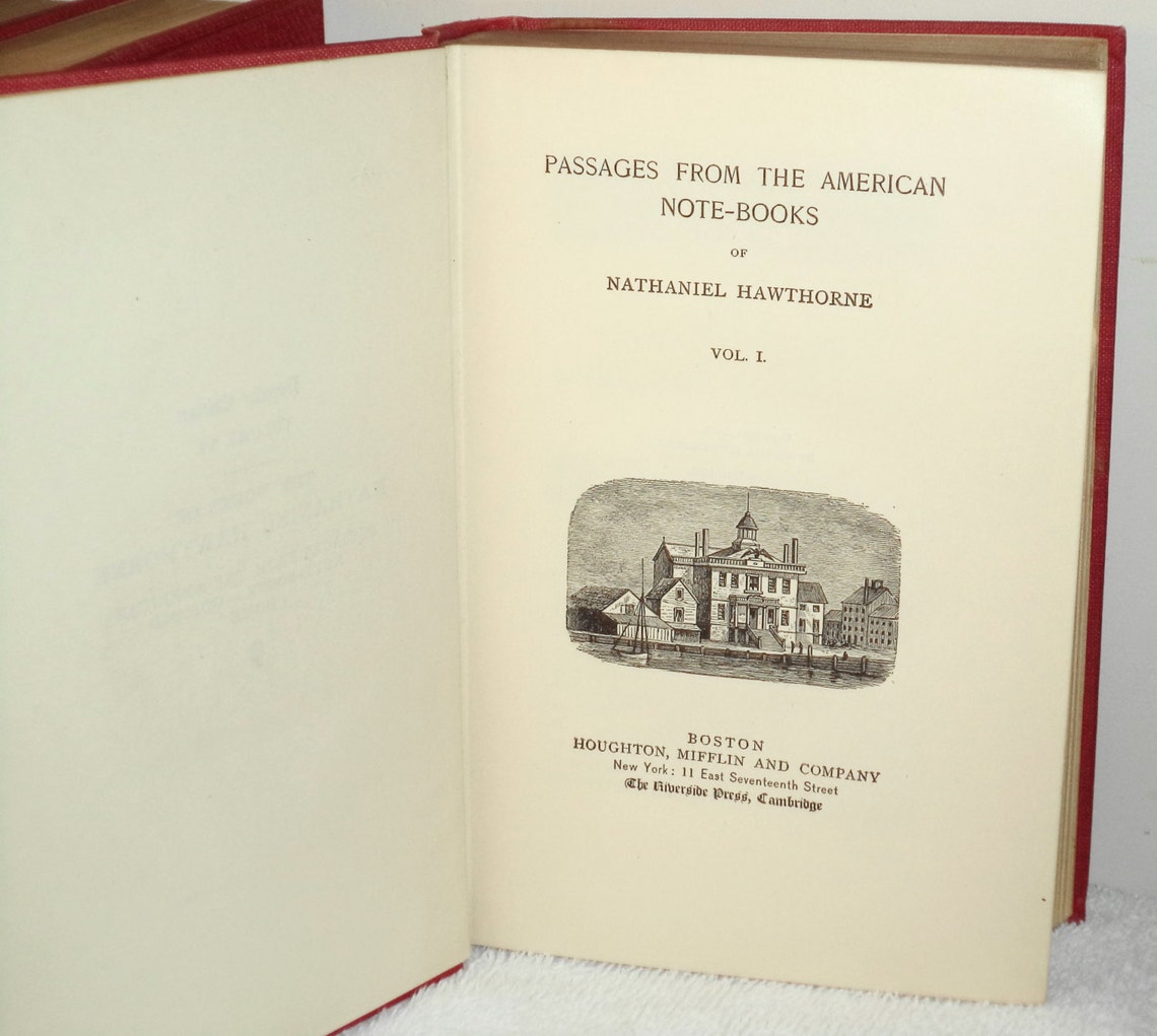 Volumes 1 3 6 7 8 of Works of Hawthorne Popular Edition C1879 - Etsy