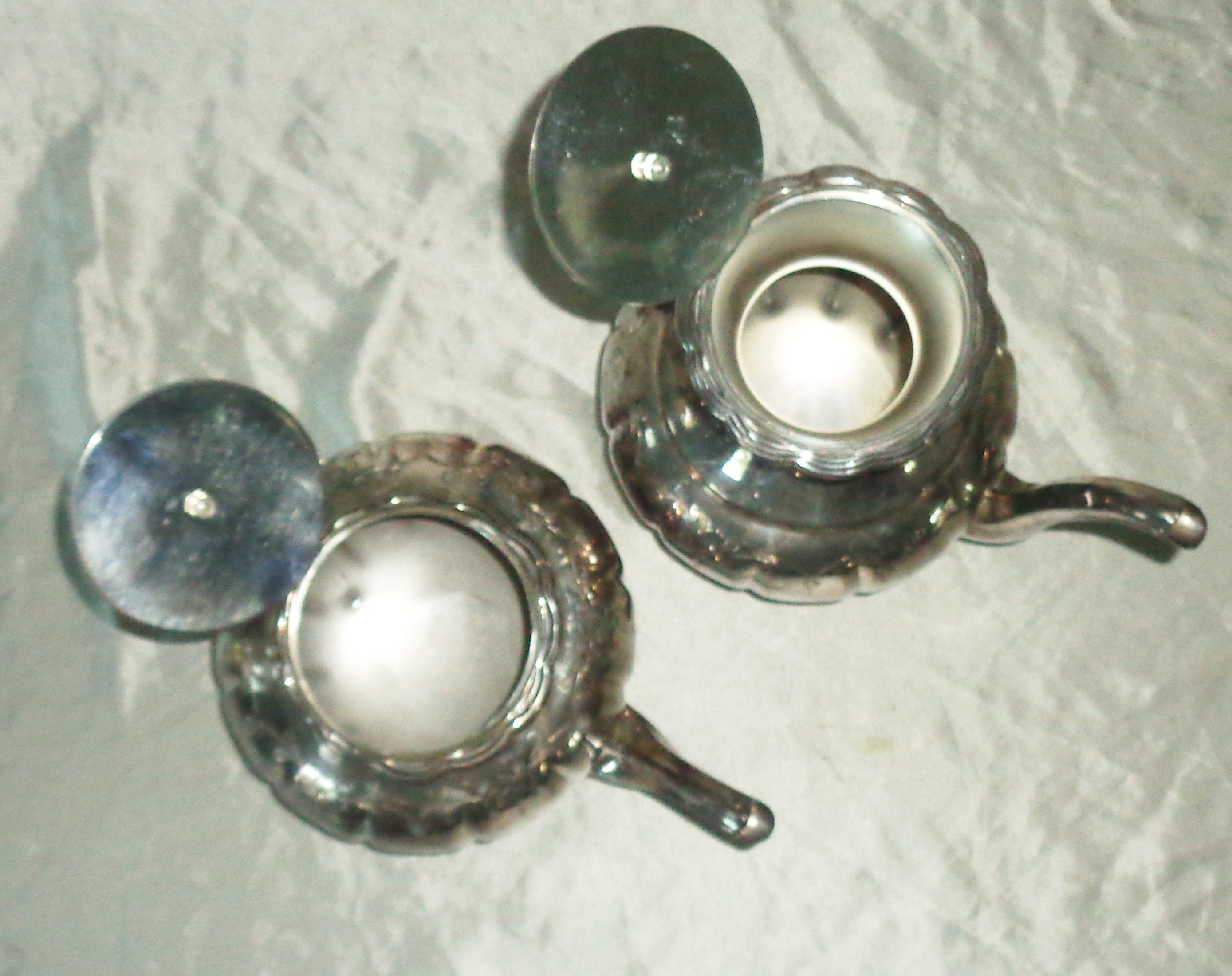 Victorian EP BM Mounts 323 Silver Plate Coffee & Tea Pot Hand Signed ...