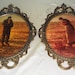 The Angelus Jean Francois Millet Vintage Farmer Prints in Rounded Glass ...
