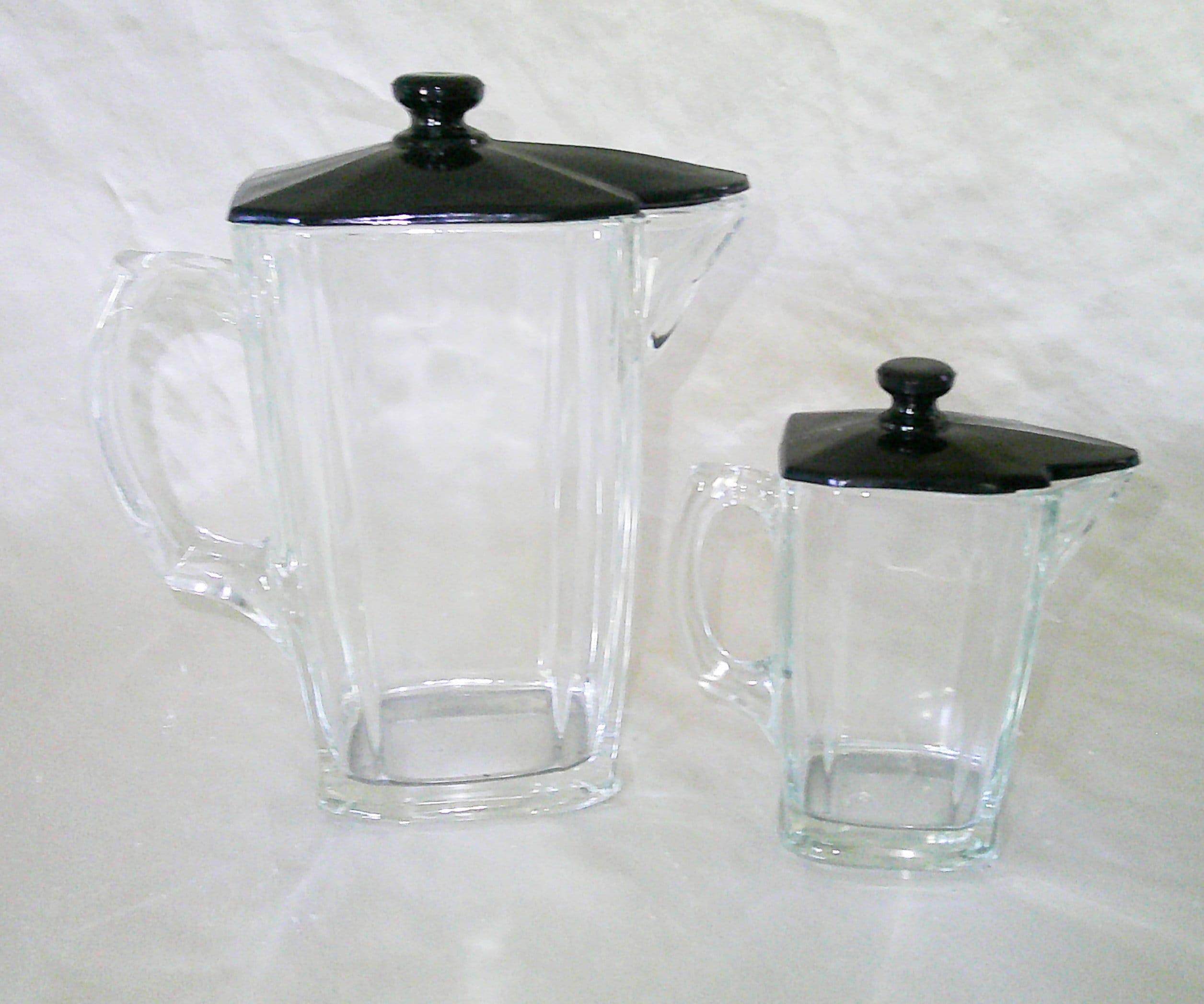Rectangle Glass Pitcher - Etsy