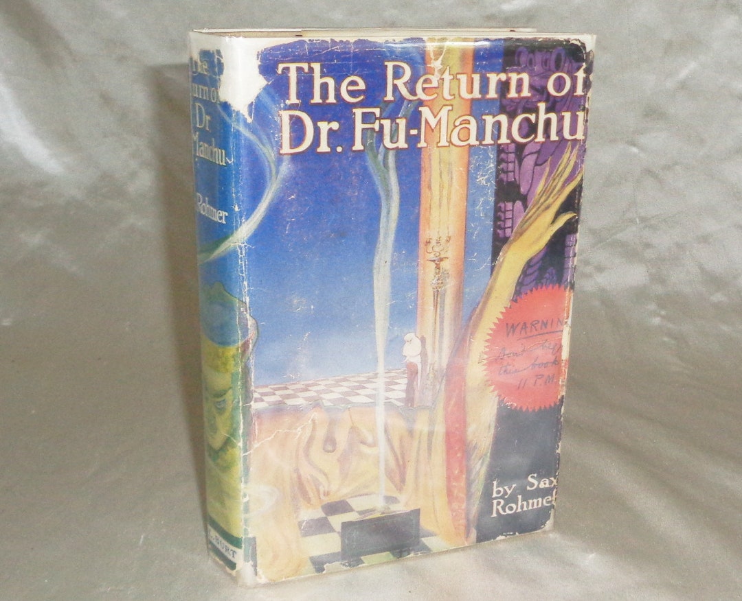 1918 the Return of Dr Fu Manchu HC Book by Sax Rohmer, Al Burt Co ...